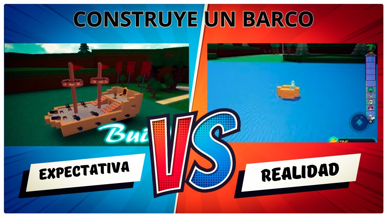 Roblox: Construye un barco mi primer barco - YouTube