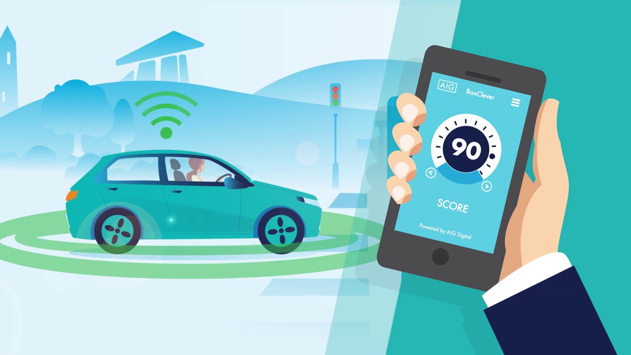 AIG BoxClever Telematics for Young Drivers - YouTube
