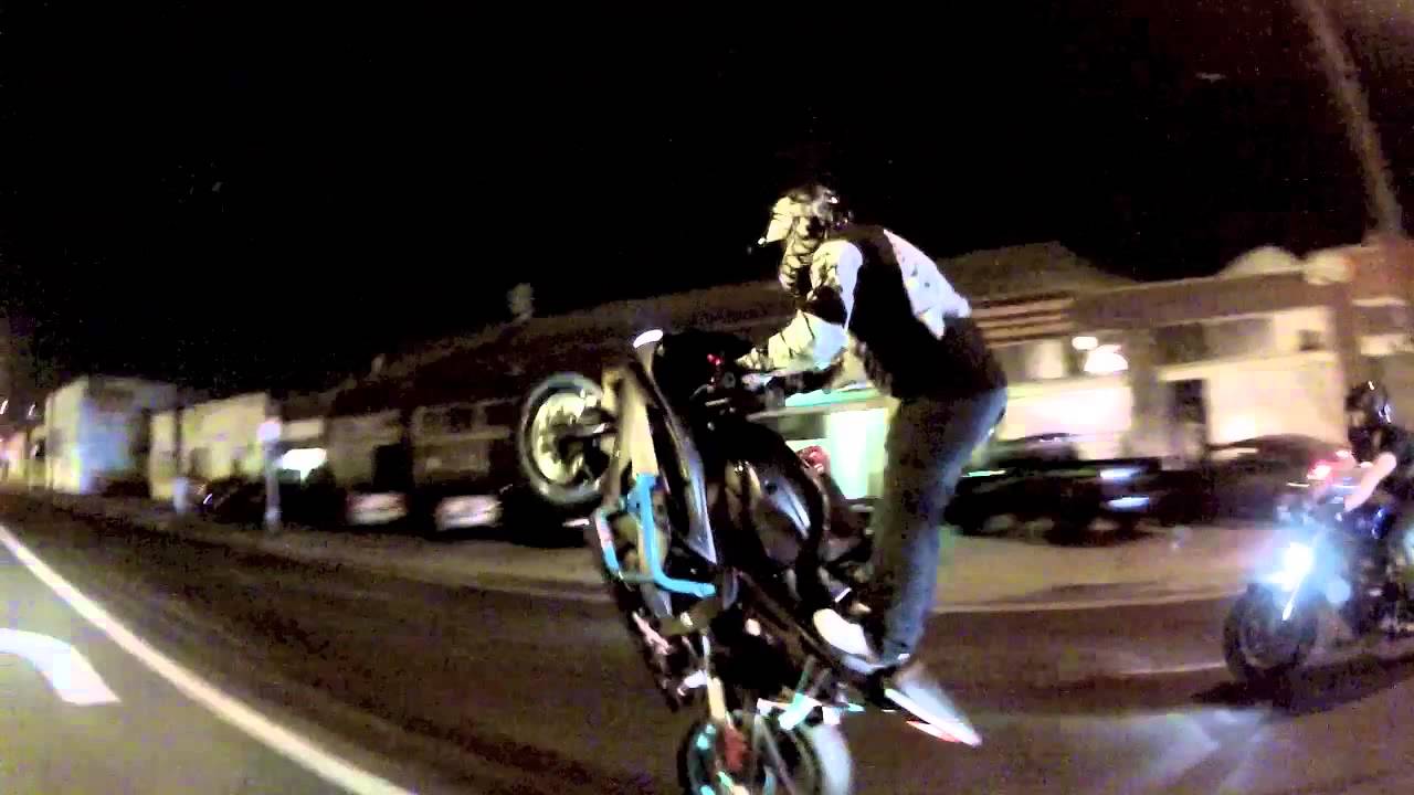 LA Nights stunt ride ROC weekend - YouTube