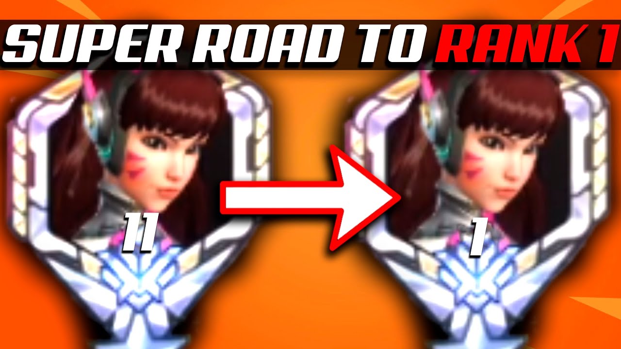 Super Rank 11 Dva - Road To Rank 1! [ Overwatch Season 30 Top 500 ...