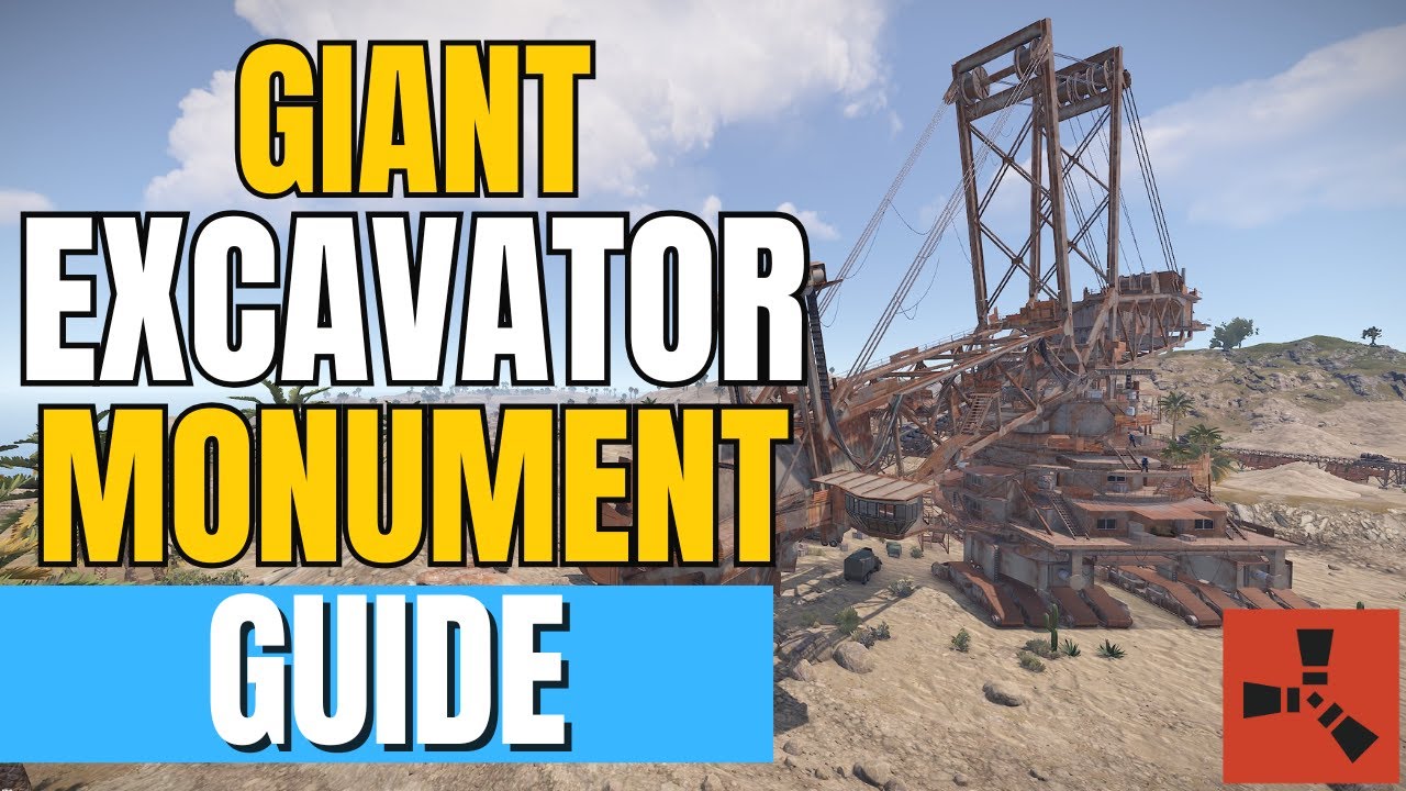 Rust - Giant Excavator Pit Monument Guide | How to Use the Large ...