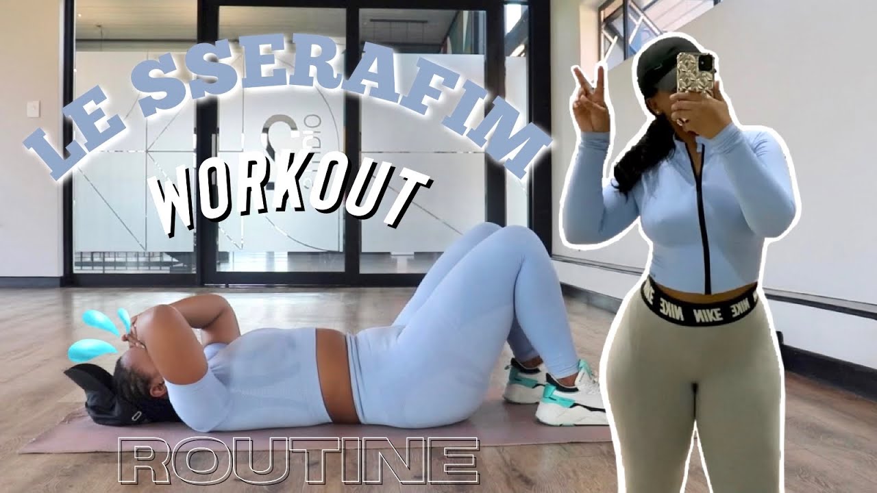 i tried LESSERAFIM *VERY INTENSE* workout routine for a week ...