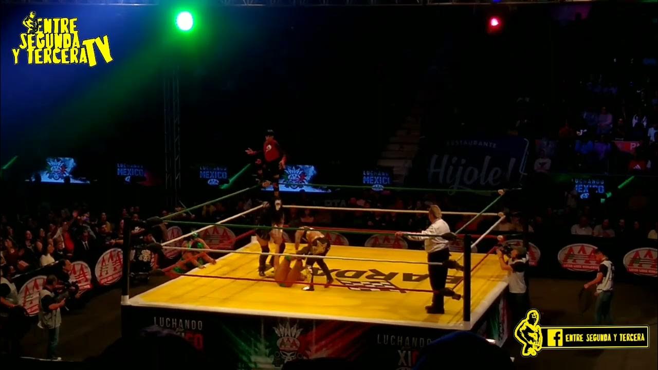 Sexy Star, Lady Shani y Dulce Kanela Vs La Hiedra, Flammer y Lady Maravilla | AAA en Querétaro ...