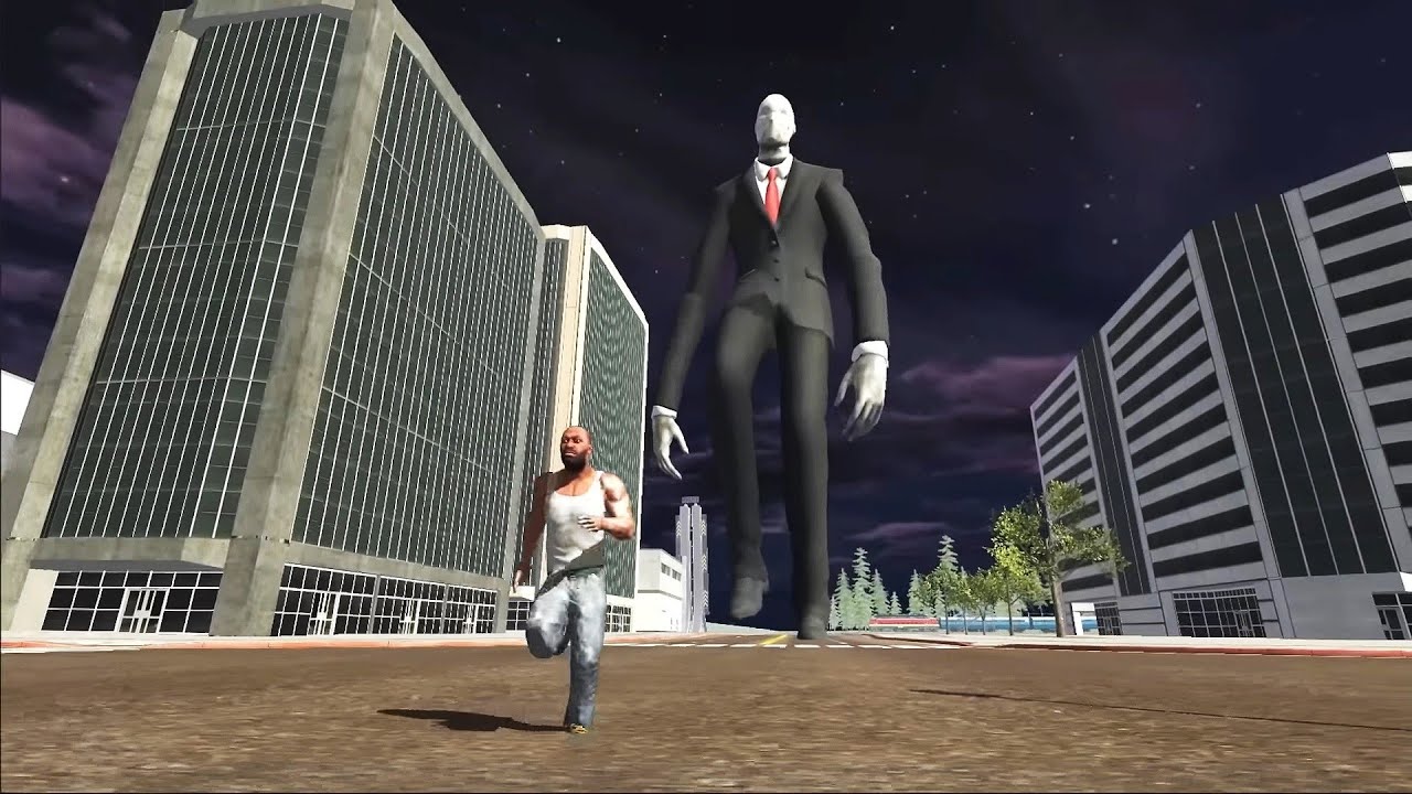 Slender Man Fight Franklin As - INDIAN BIKES DRIVING 3D - YouTube