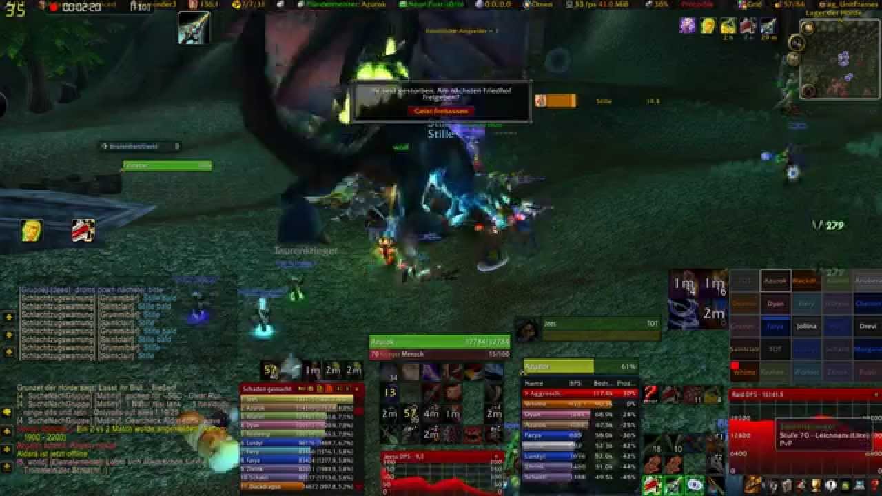 WOW TBC Azgalor HDZ3 AgaiNst Firstkill Rog Pov - YouTube