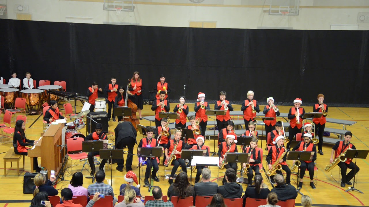 2017 RMS Holiday Concert Jazz Band Go Tell It On the Mountain - YouTube