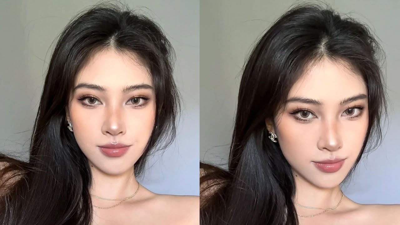 simple clean girl douyin makeup tutorial 🤍 korean makeup - YouTube