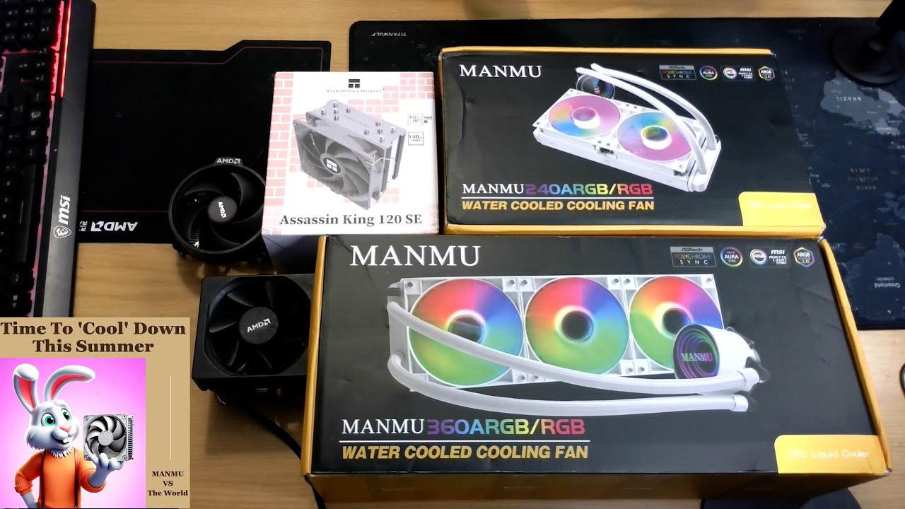 MANMU CPU Watercoolers vs AMD and Thermalright, How does the Manmu ...