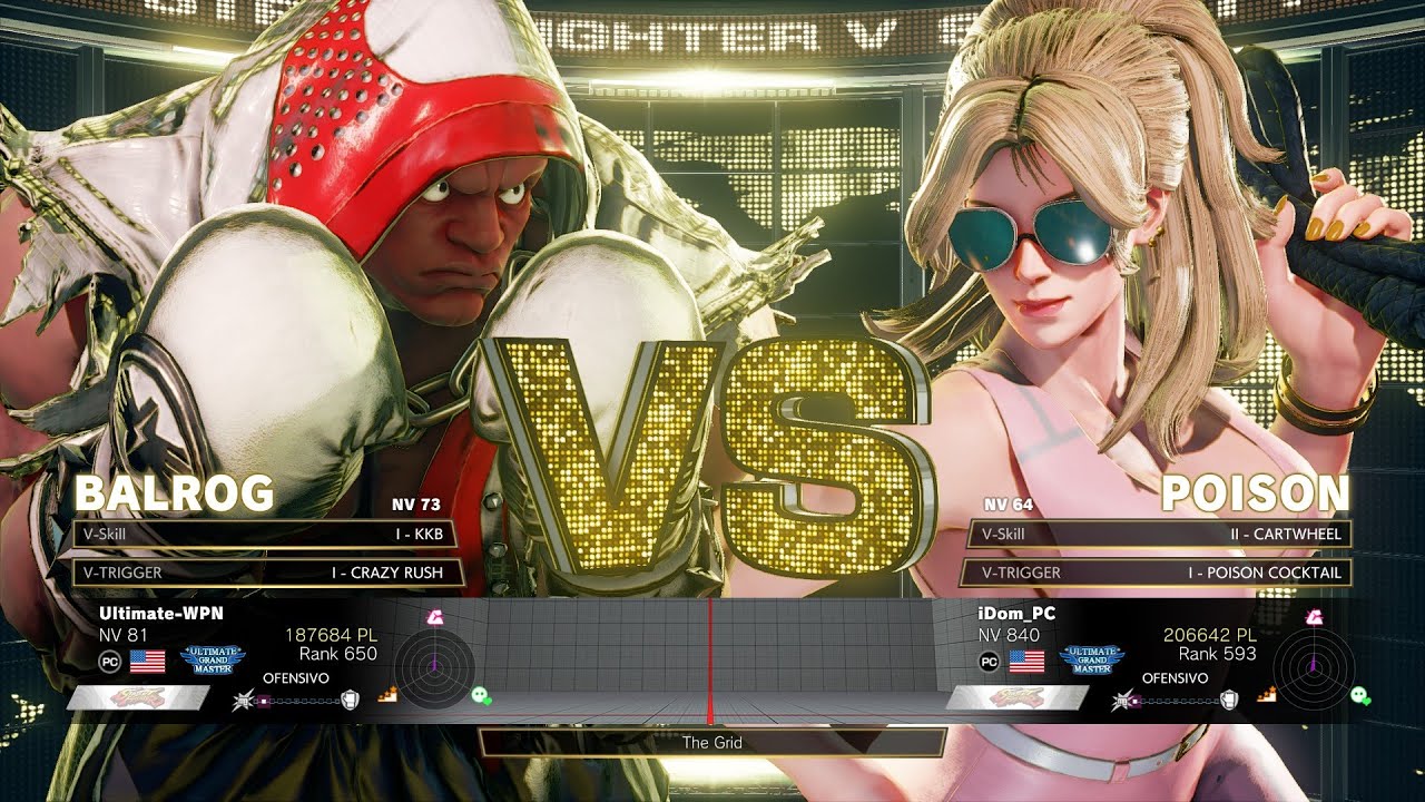 SFV Champion Edition 🔥 Ultimate-WPN (BALROG) Vs iDom (POISON) 🔥 Online ...