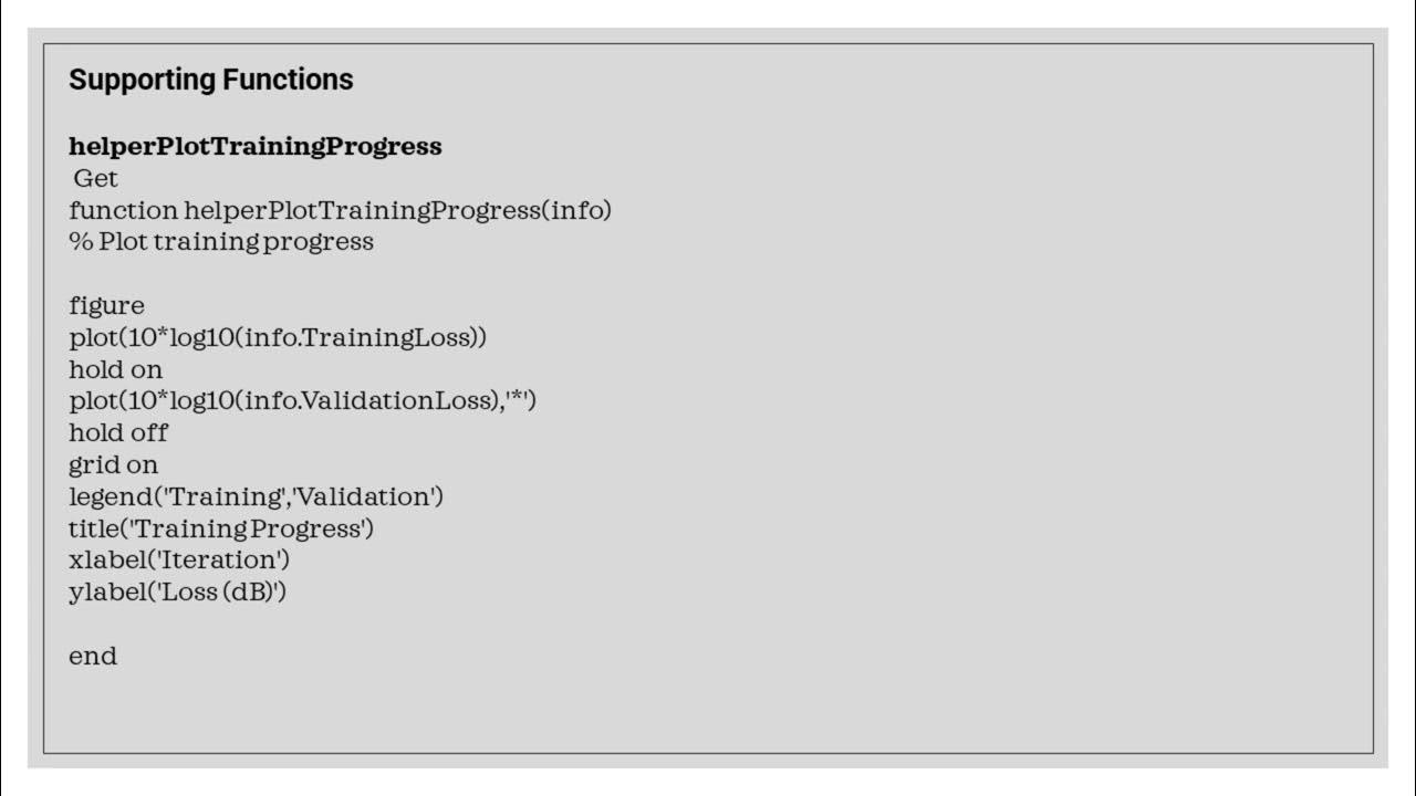 "helperPlotTrainingProgress" Code explanation - YouTube