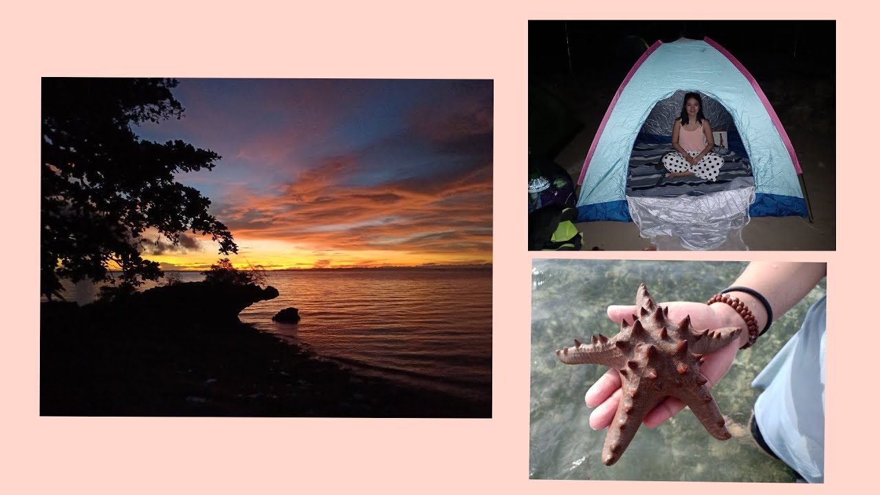 Sunrise View on our Beach Camping Adventure/ Catano Beach, Lapu-lapu ...