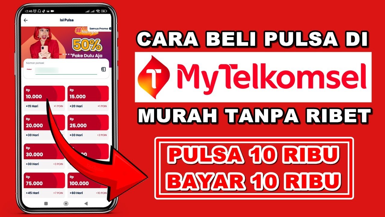 TERBARU!!! Cara Isi Ulang Pulsa di MyTelkomsel, Ternyata Murah Banget ...