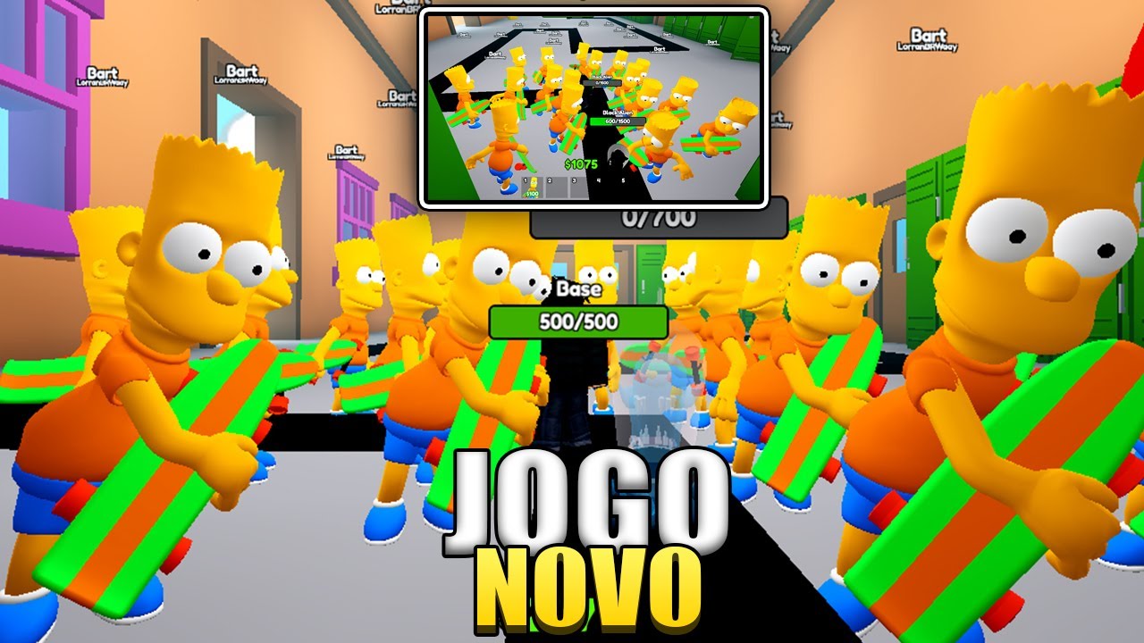 LANÇOU UM JOGO NOVO ESTILO TOWER DEFENSE DOS SIMPSONS !!! Roblox The ...