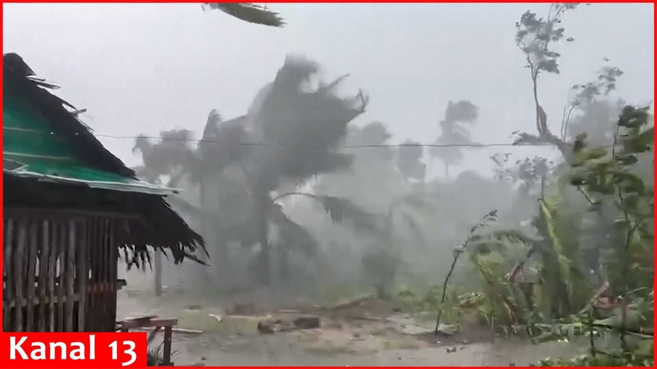 Typhoon Toraji slams into agricultural region in the northeastern ...