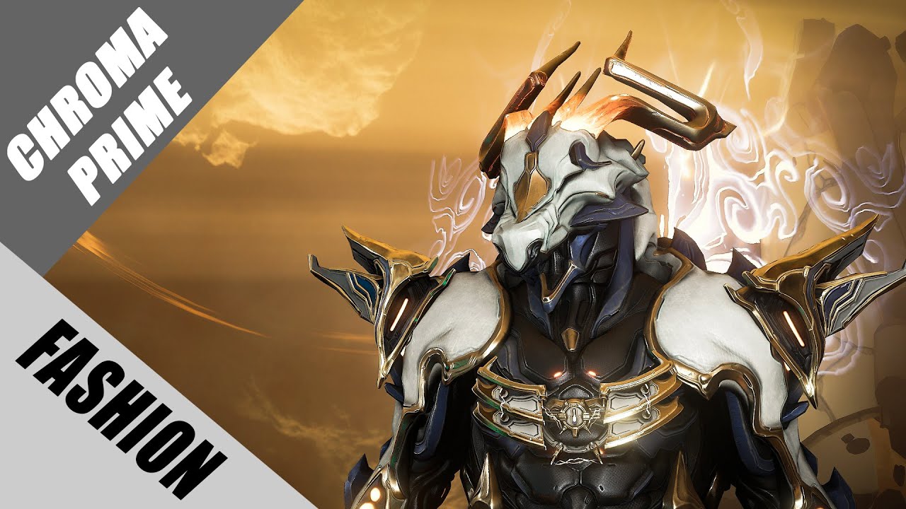 Warframe | Fashion Frame | Chroma Prime : Divine Dragon - YouTube