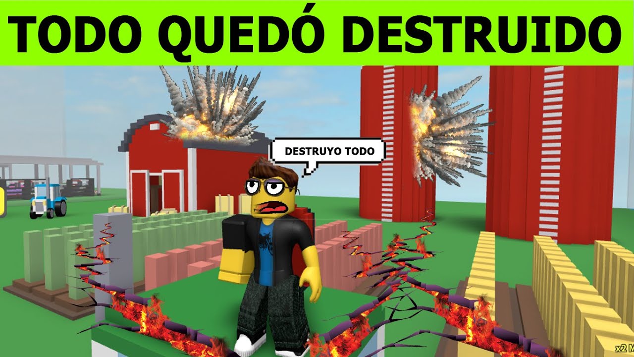 😨 DESTRUYO TODO LO QUE VEO EN ROBLOX- SIMULADOR DE DESTRUCCIÓN ROBLOX ...
