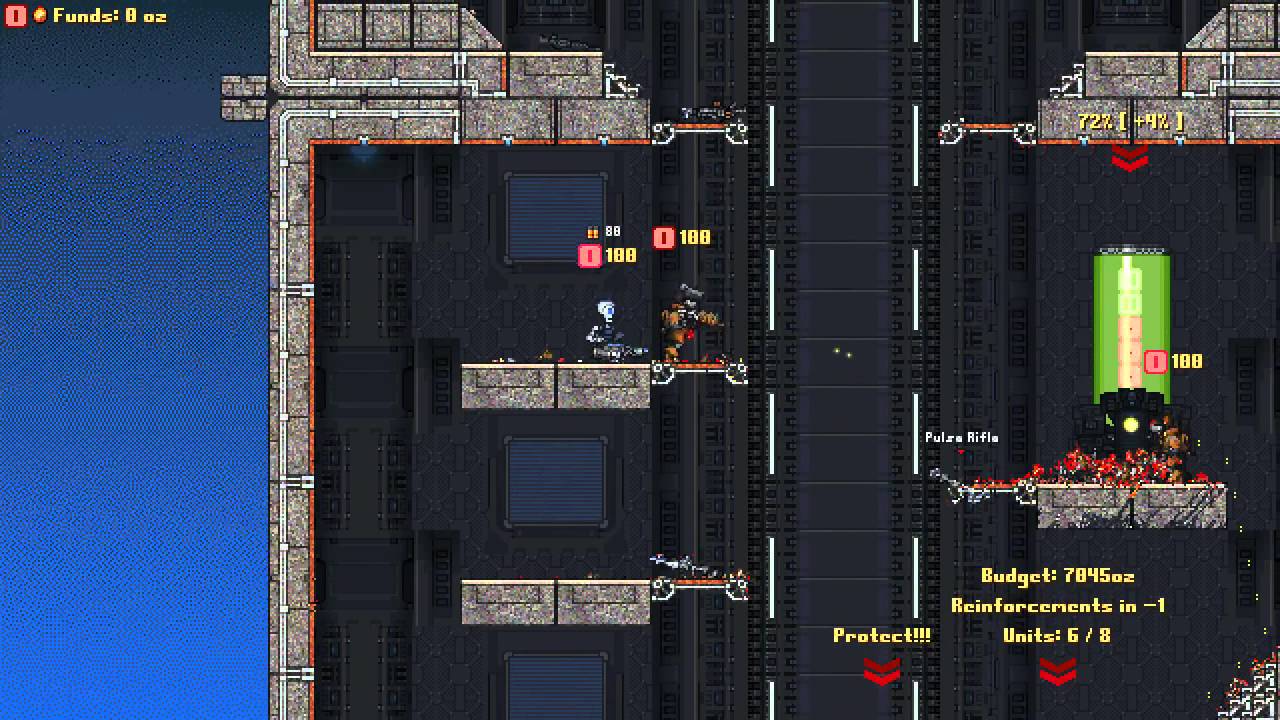 Cortex Command B31 beta gameplay with global scripts - YouTube