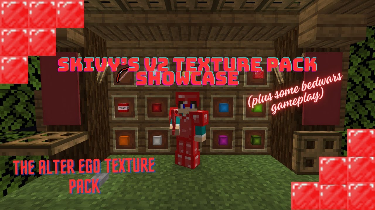 The Skivy V2 Texture Pack Showcase (plus some bedwars gameplay) - YouTube