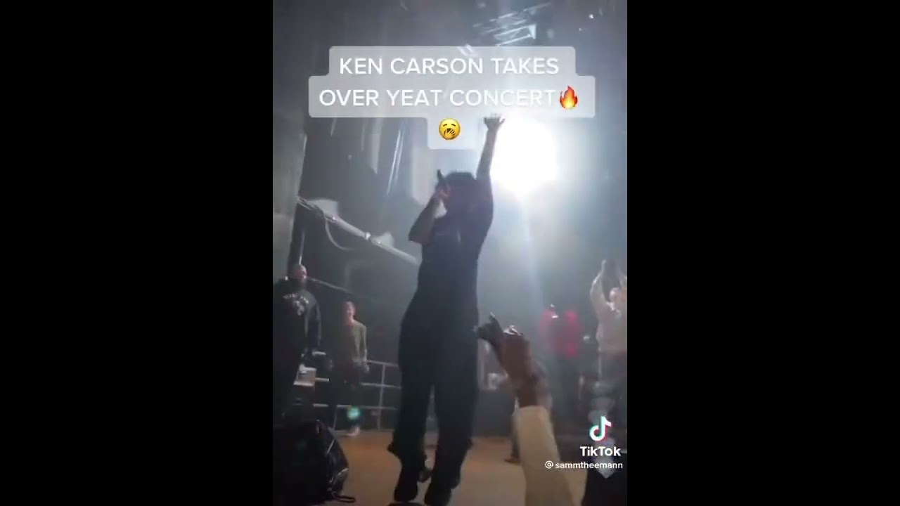 Ken Carson & Destroy Lonely pull up and perform at Yeat Concert in ...