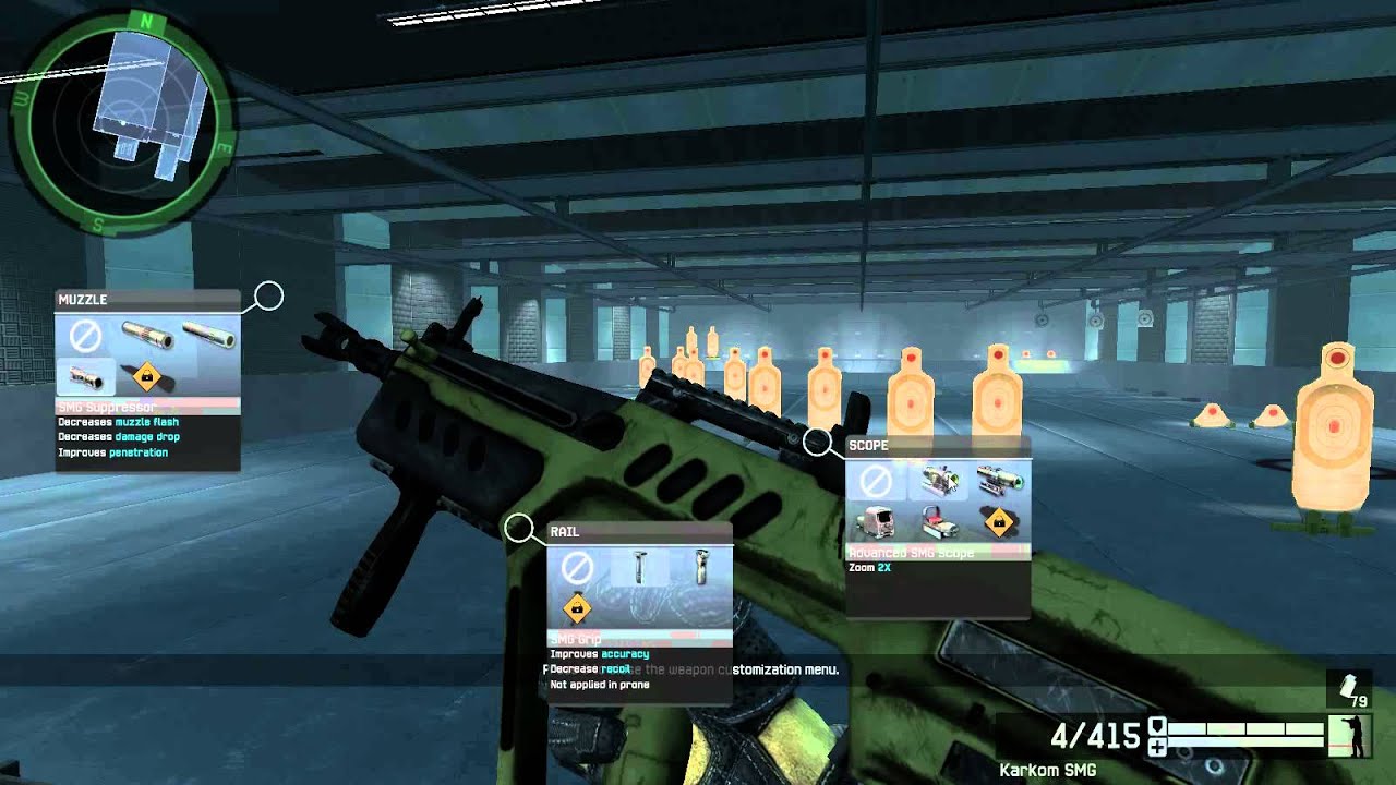 Warface Karkom SMG Shooting Range - YouTube