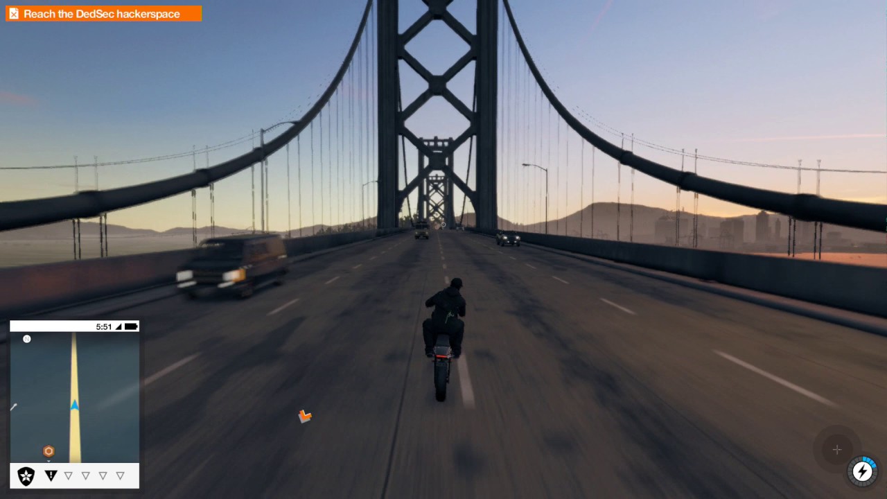 Watch Dogs 2 Driving Across The San Francisco Bay Bridge And Seeing ...