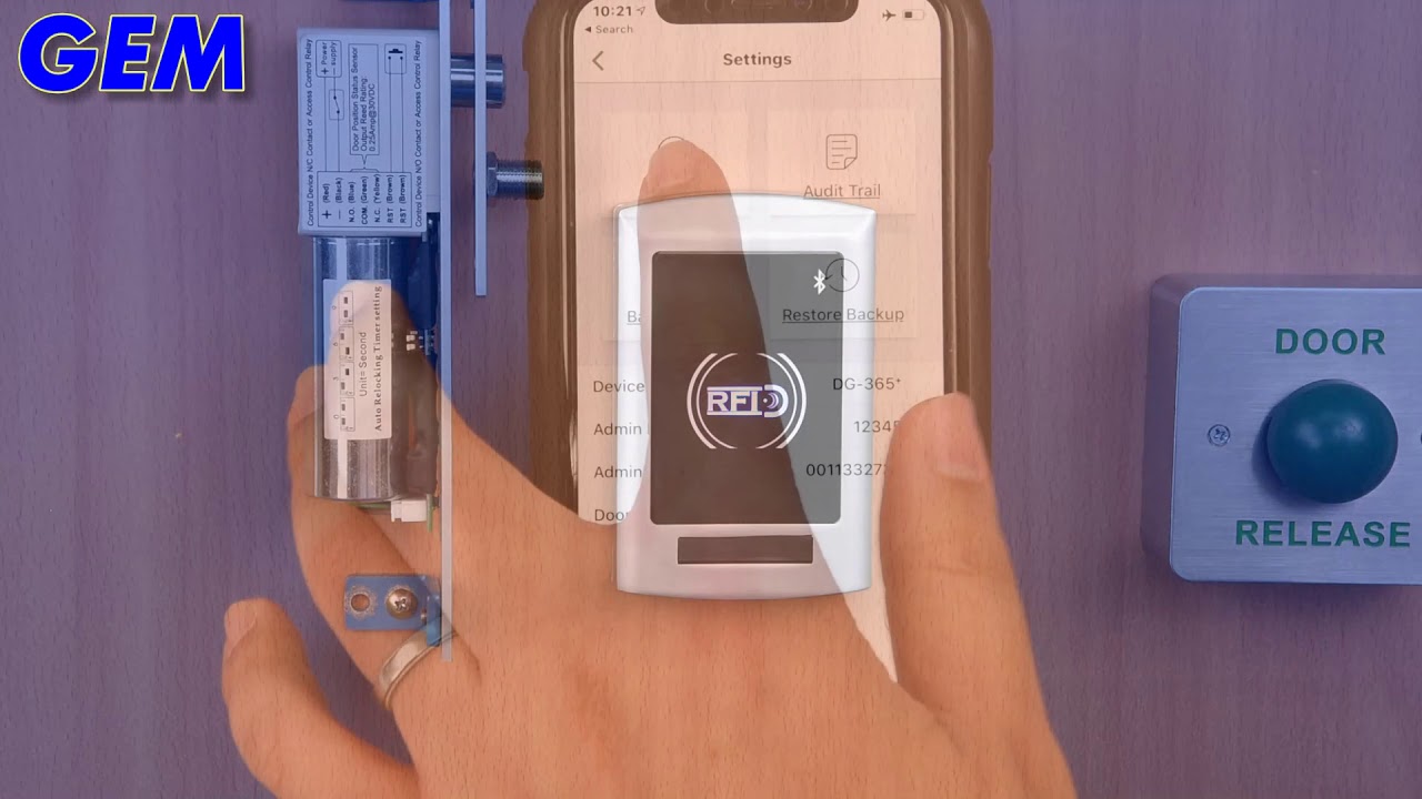 DG 365+ Bluetooth Access Control System - YouTube