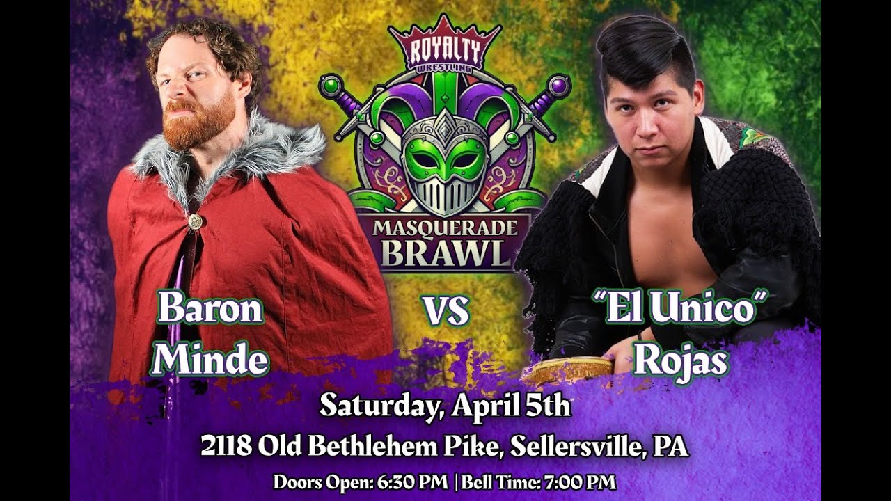 Masquerade Brawl: Baron Minde vs. "El Unico" Rojas (FULL MATCH) - YouTube