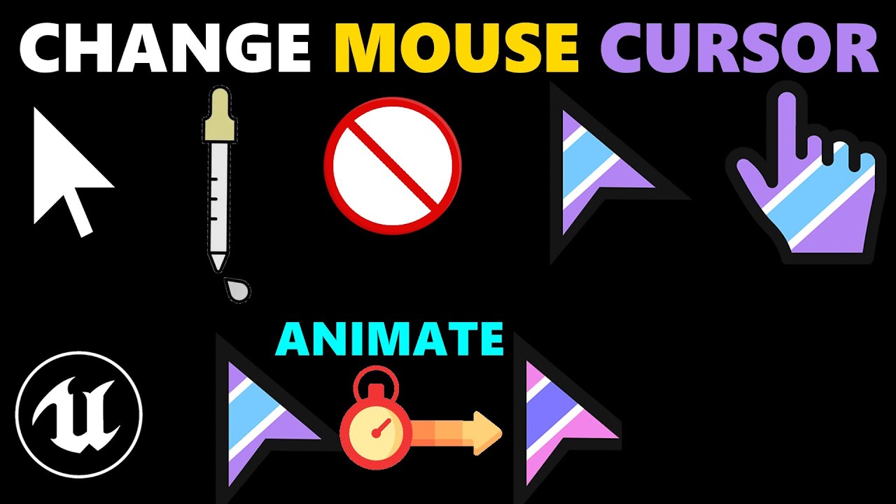 Change Mouse Cursor & Add Custom Cursor In Unreal - YouTube