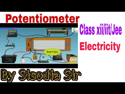 potentiometer class xii electricity - YouTube