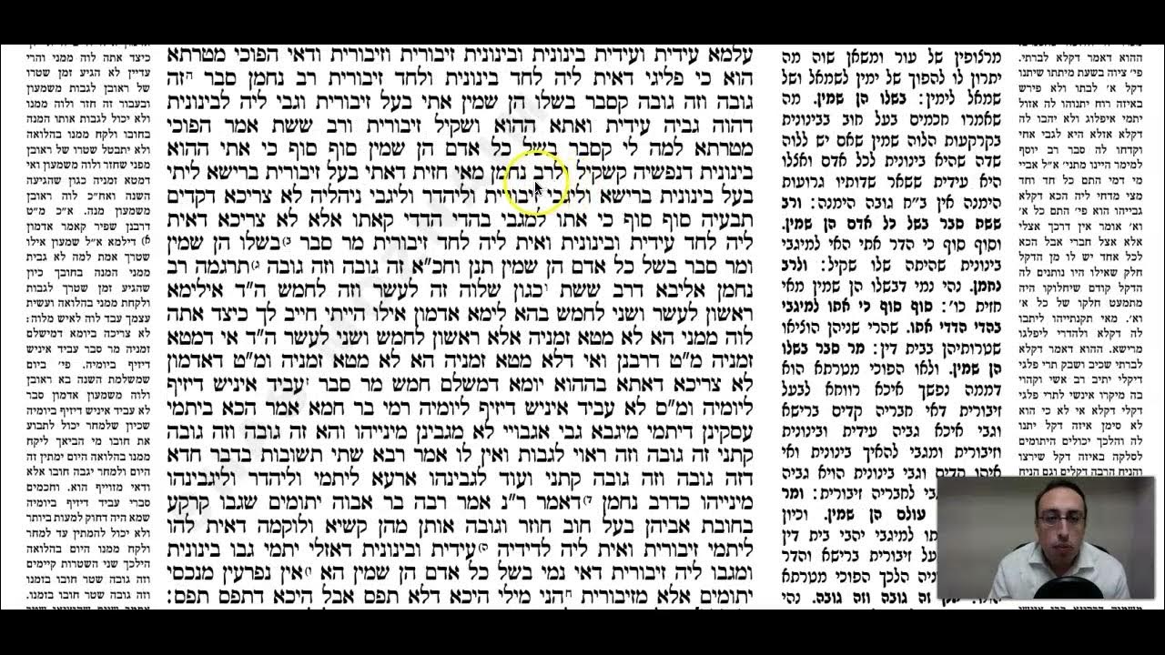 Kesuvos Daf 110a Daf Yomi Gemara (Talmud) Mesechet Ketubot - YouTube