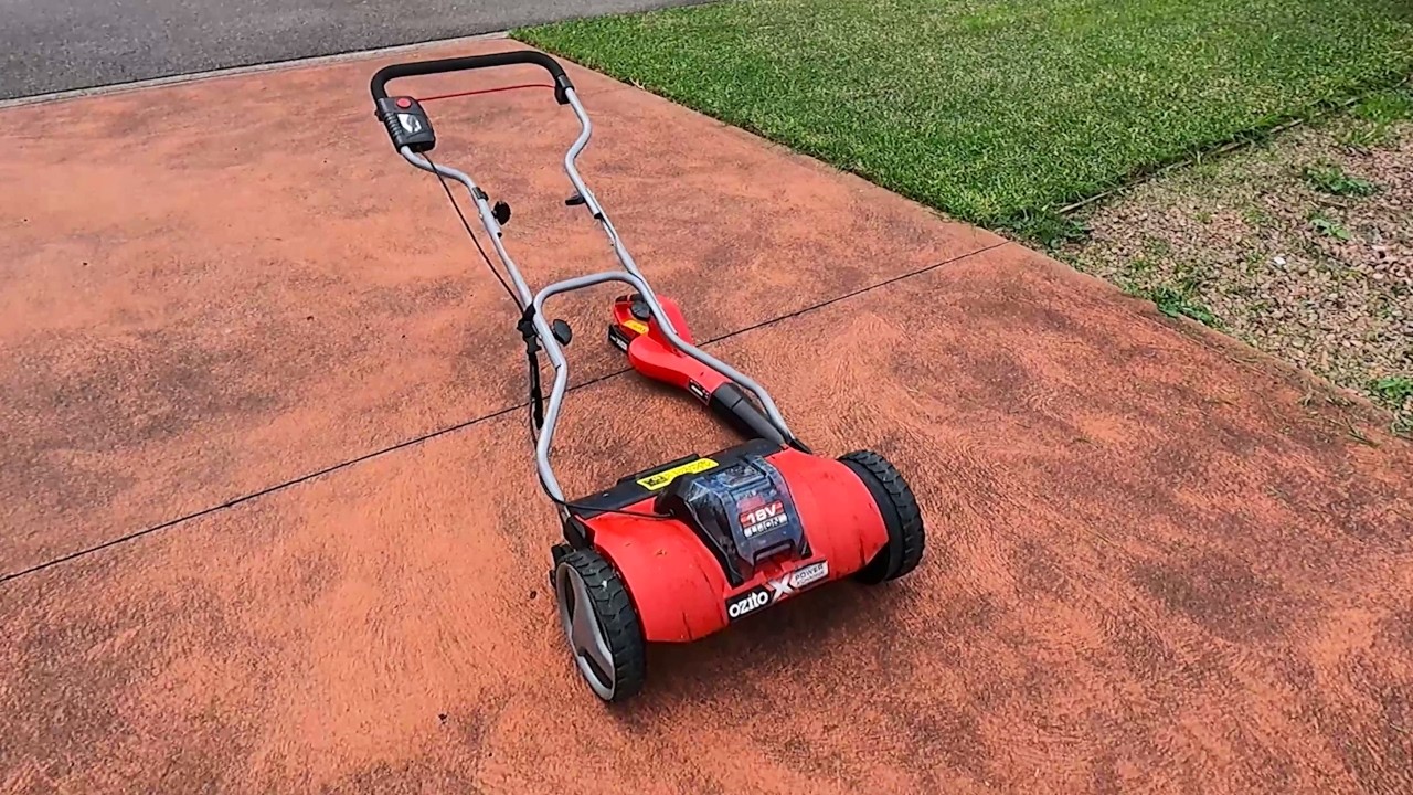 POV Lawn Mowing 🌿 Razor-Sharp Battery Powered Reel Mower 🔧 Cylinder ...