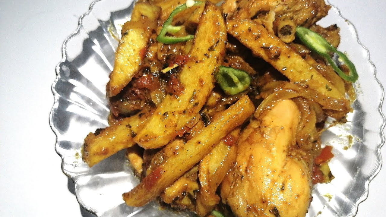 Chicken chips masala - YouTube