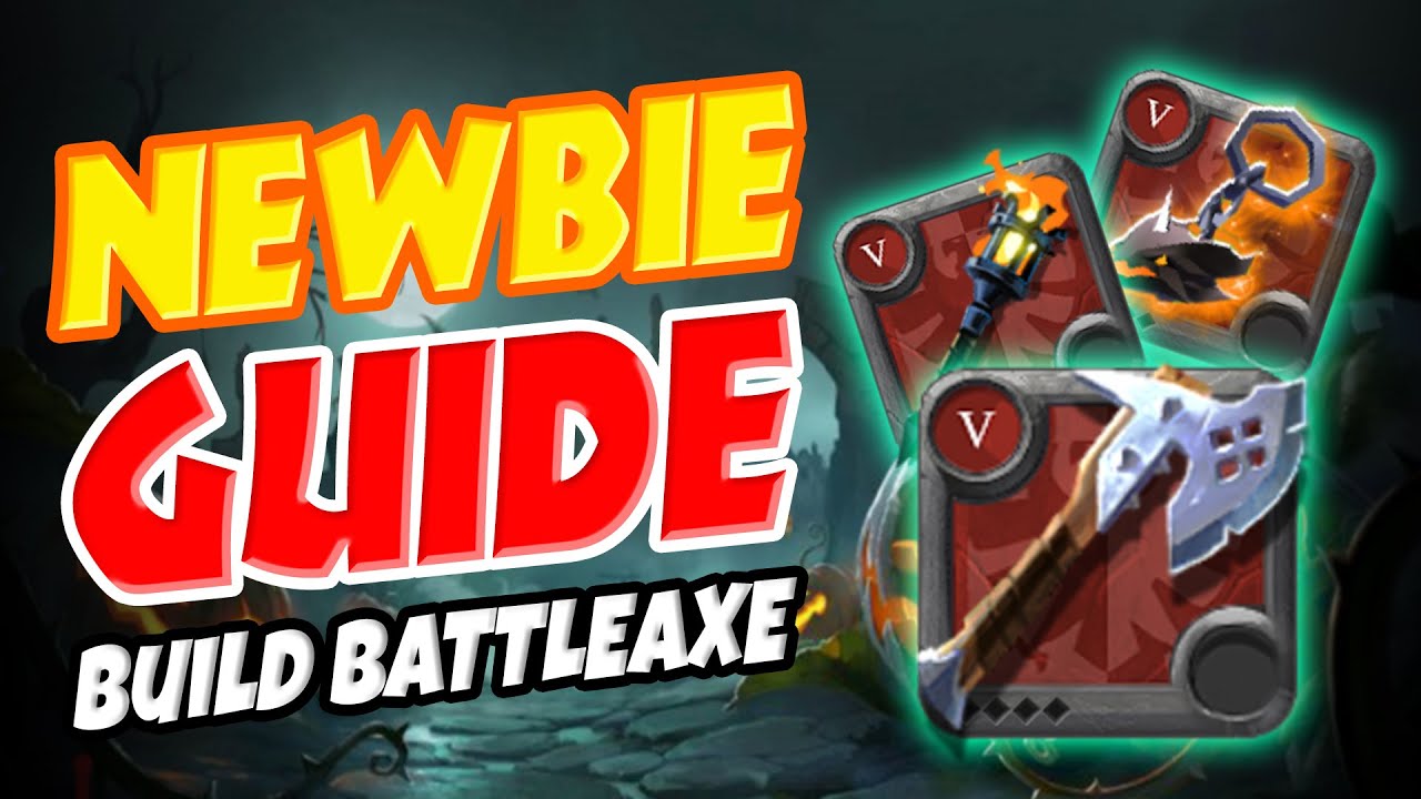 NEWBIE GUIDE #1 : BUILD BATTLEAXE ALBION ONLINE PVE/PVP - YouTube