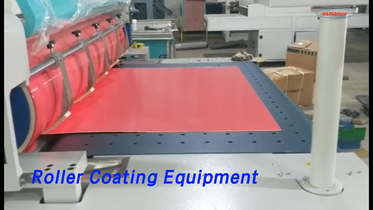 Single Roller Coating Equipment 5KW 20m/min Smooth Surface With Steel ...