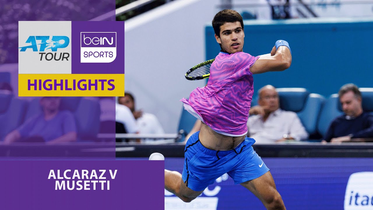 Carlos Alcaraz v Lorenzo Musetti | Miami Open 24 | Match Highlights ...