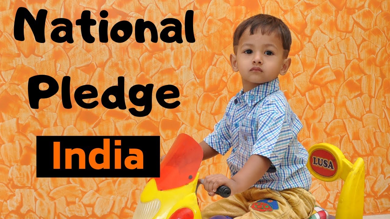 National Pledge by Ishaan | Funny Video | Educational Video for kids ...