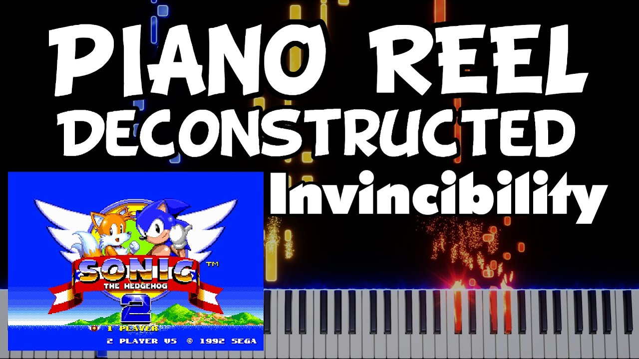 Sonic 2 - Invincibility - Piano Reel Deconstruction - YouTube