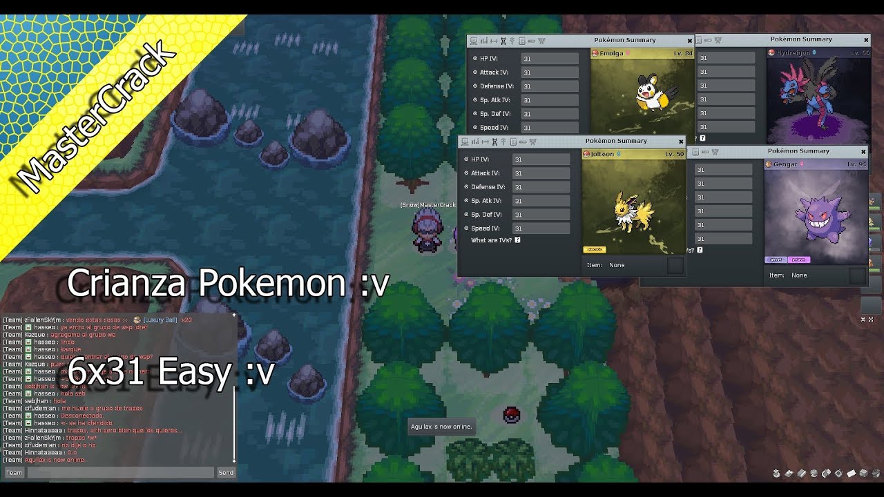 PokeMMO - 6x31 es Easy Crianza Pokemon Avanzada 2018 - YouTube