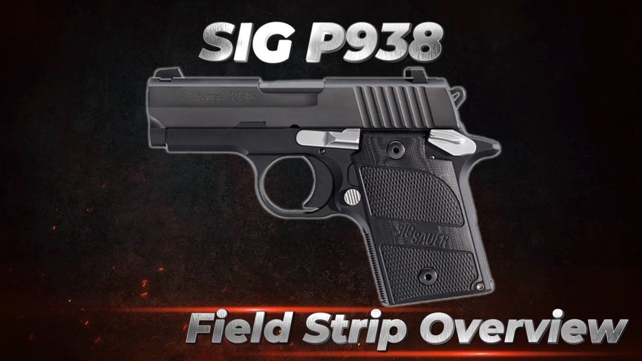 SIG P938 Field Strip Overview - YouTube