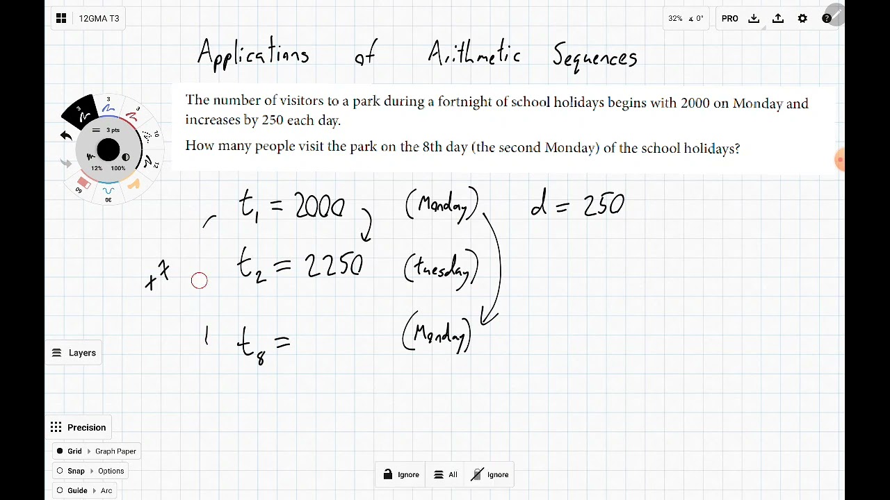 Applications of Arithmetic Sequences - YouTube
