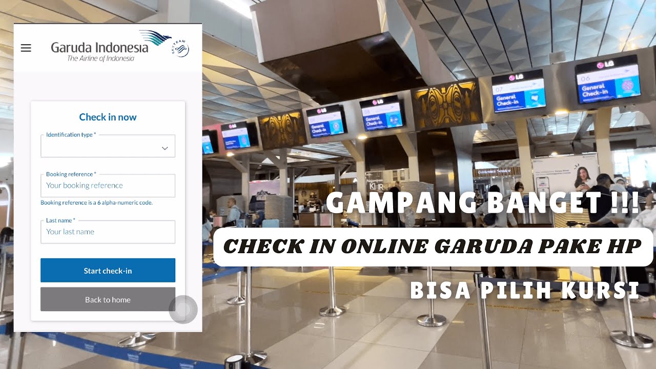 CARA CHECK IN ONLINE GARUDA INDONESIA TERBARU GAMPANG BISA DARI HP ...