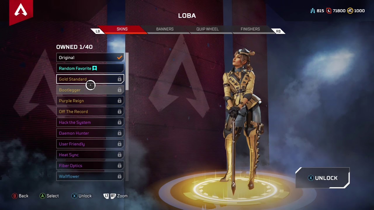 LOBA: NEW CHARACTER LEGENDARY SKINS - YouTube