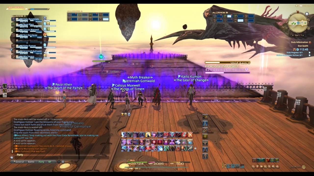 FFXIV - Dun Scaith pt1 (First time run) - YouTube