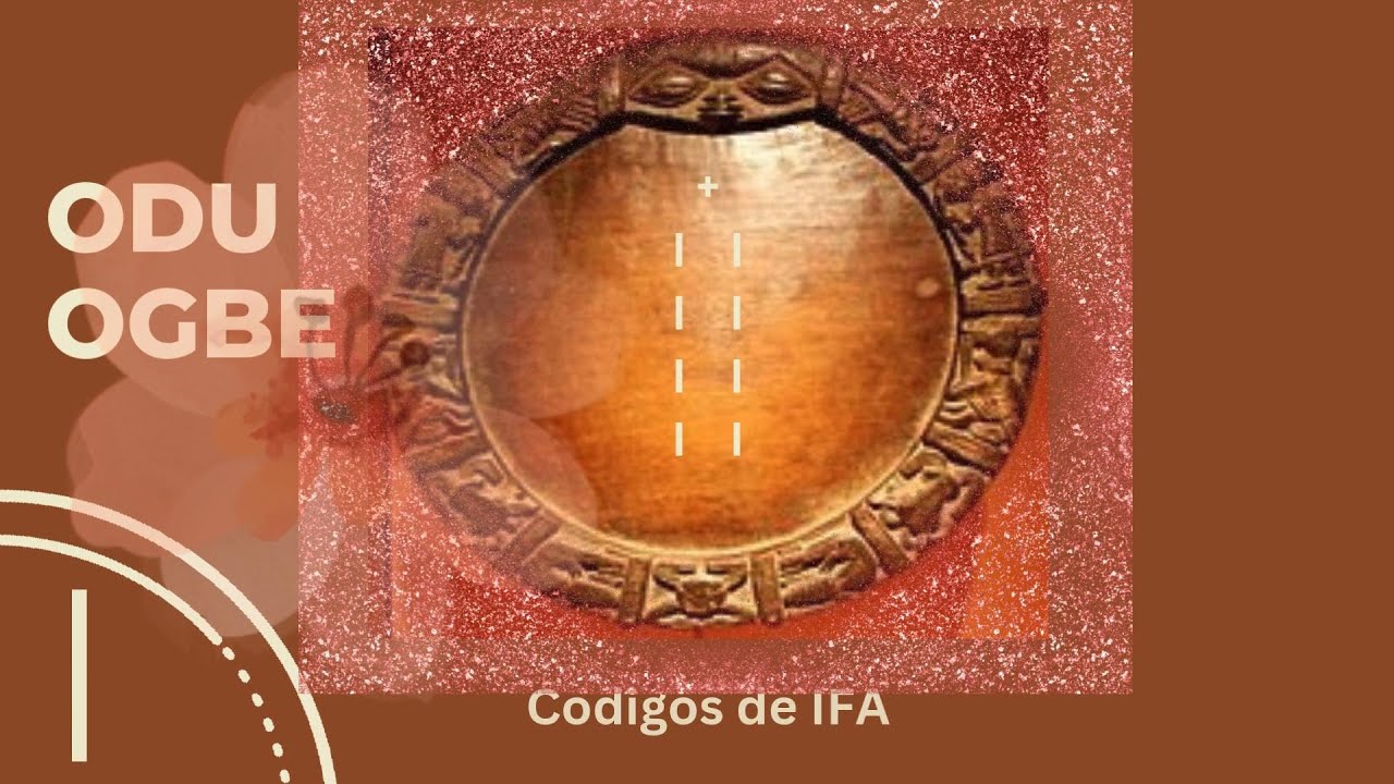 Odu Ogbe el Odu Ogbe, símbolo de iluminación y alineación con el ...