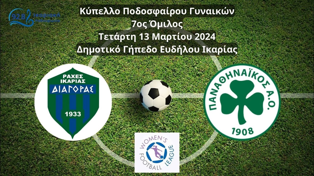 Copy of Γυναικείο ποδόσφαιρο 7ος Όμιλος: Διαγόρας - Παναθηναϊκός στο ...