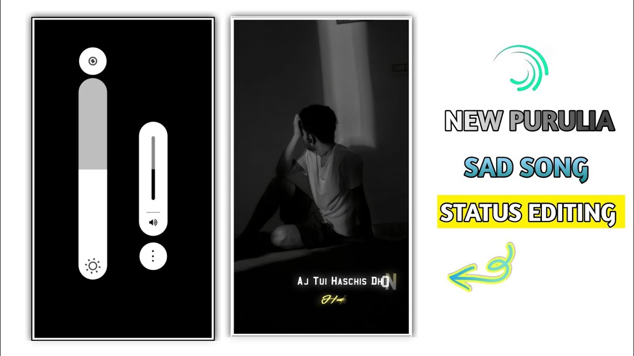 New Purulia Sad Song Status Editing Alight Motion Tutorial || Dipression || Mohit Editing ...