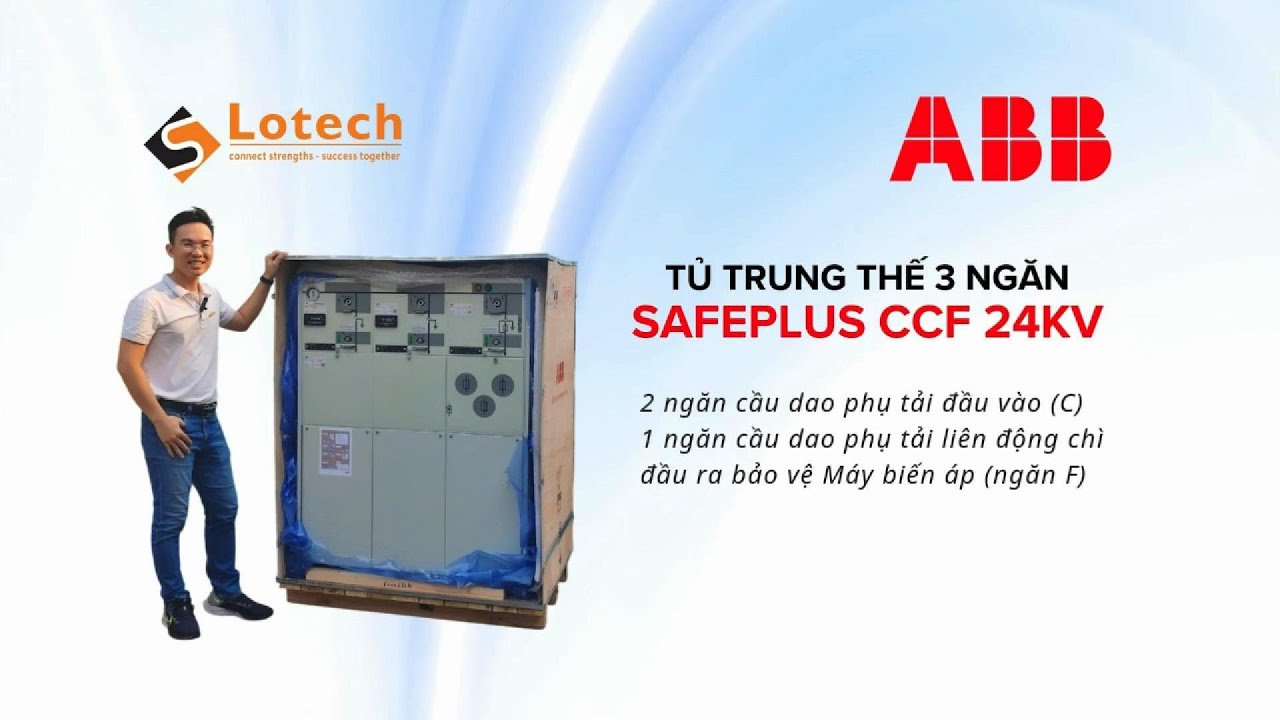 Lotech Review Tủ RMU 3 Ngăn ABB SafePlus CCF 24kV - YouTube
