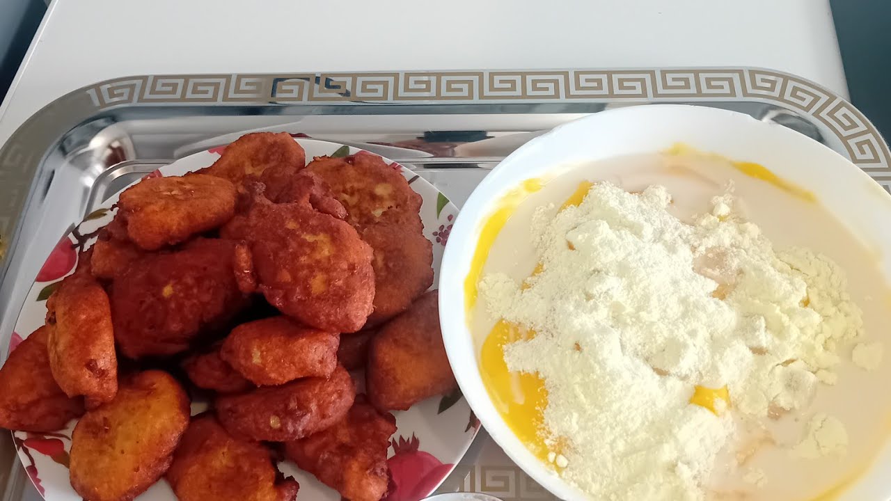 Nigeria sweet akarra and custard 🍮 healthy diet food - YouTube