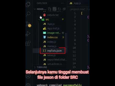 Menampilkan Gambar dengan React melalui JSON - YouTube