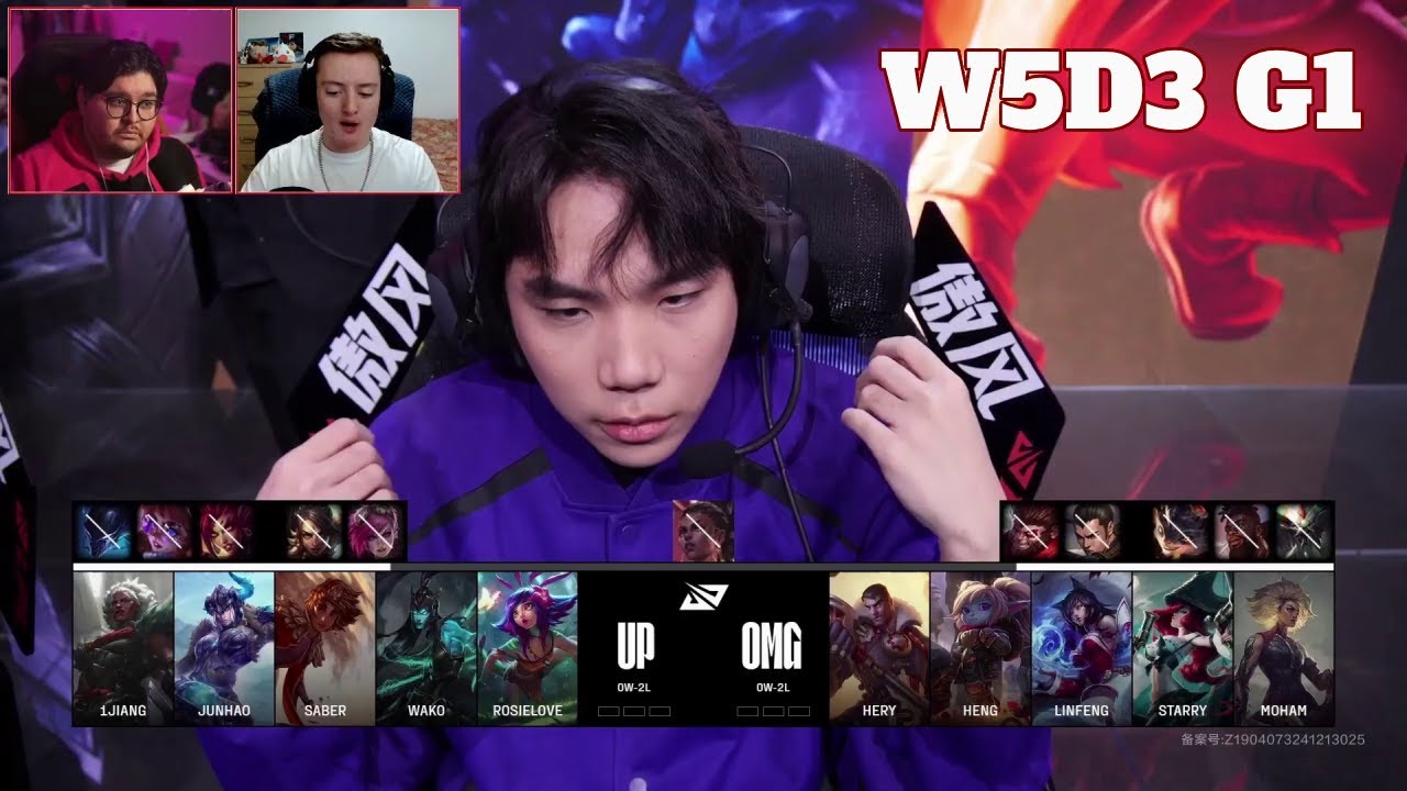 UP vs OMG - Game 1 | Week 5 Day 3 LPL Winter 2025 | Ultra Prime vs Oh My God G1 full - YouTube